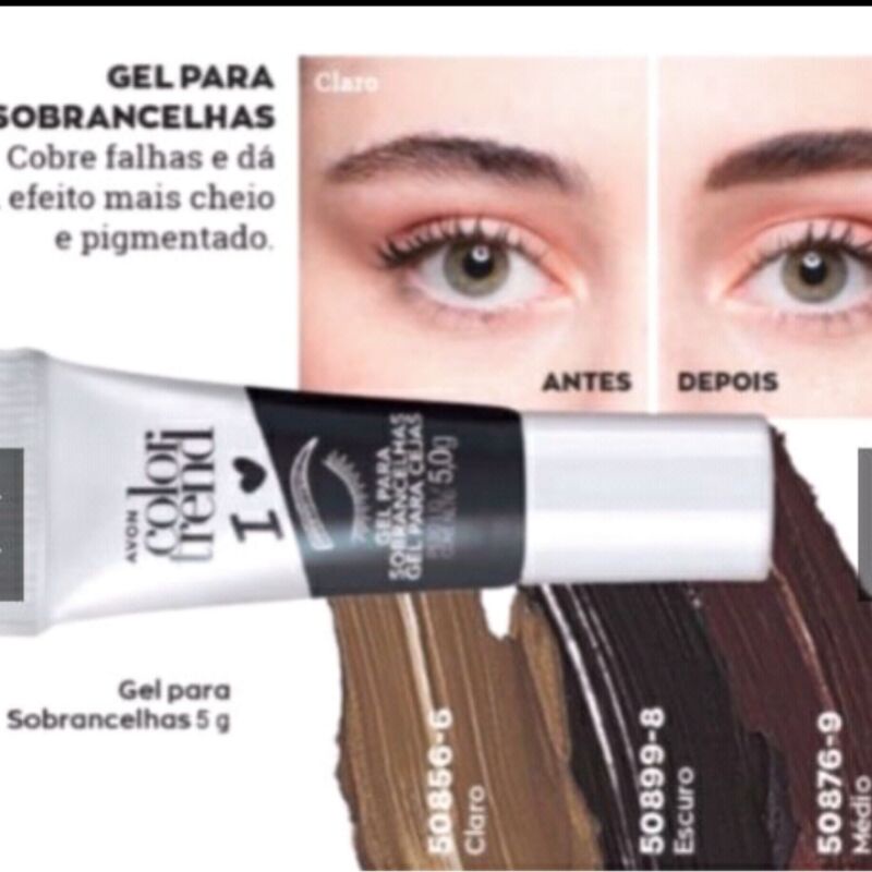 Gel Para Sobrancelhas Avon Color Trand Médio 5g Shopee Brasil