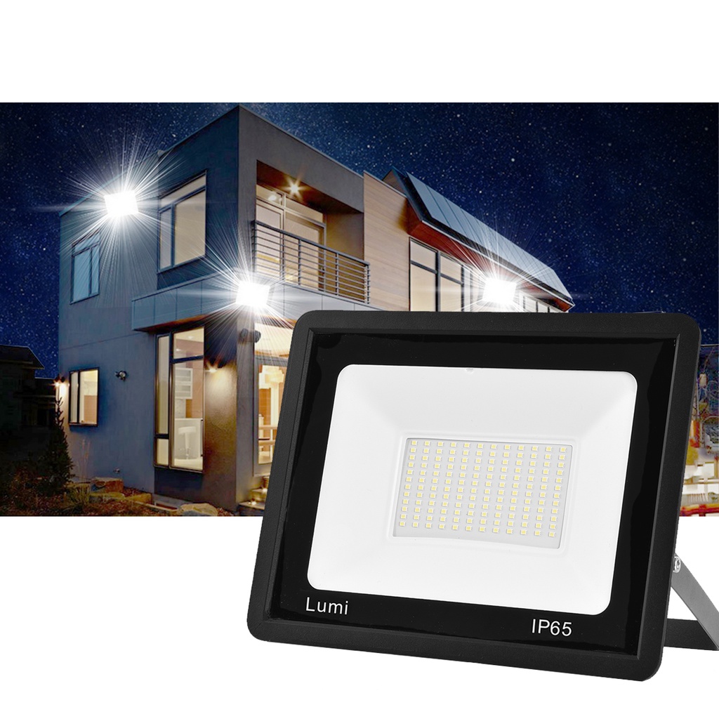 Holofote Refletor Super Forte Led 100w Bivolt Prova D'água Lumi Pronta entrega Envia já ...