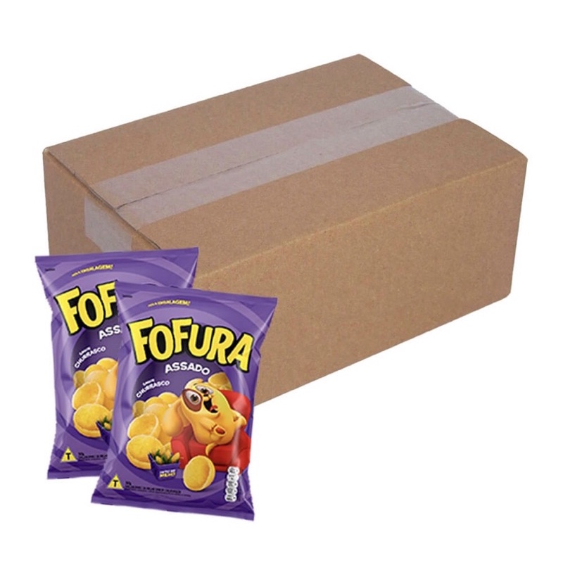 Fofura Churrasco Salgadinho Caixa C/10 de 70g Fofura do Grande | Shopee ...