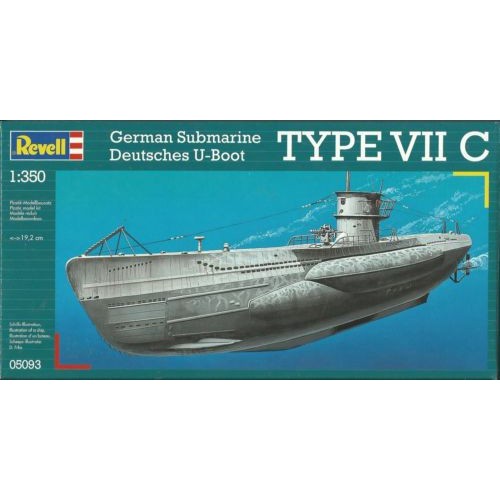 Revell 05093 German Submarine TYPE VII C 1:350 | Shopee Brasil