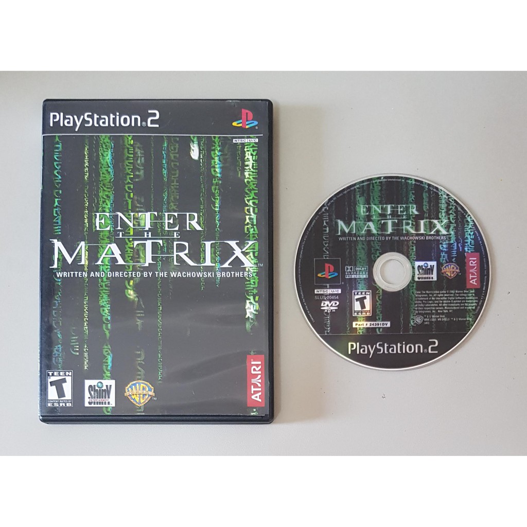 PS2 - Enter the Matrix - Leia a descrição | Shopee Brasil