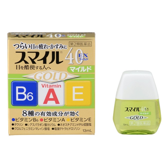 Colírio Acessório Saúde Lion Smile Eye Drops 40EX Gold Suave13ml ...