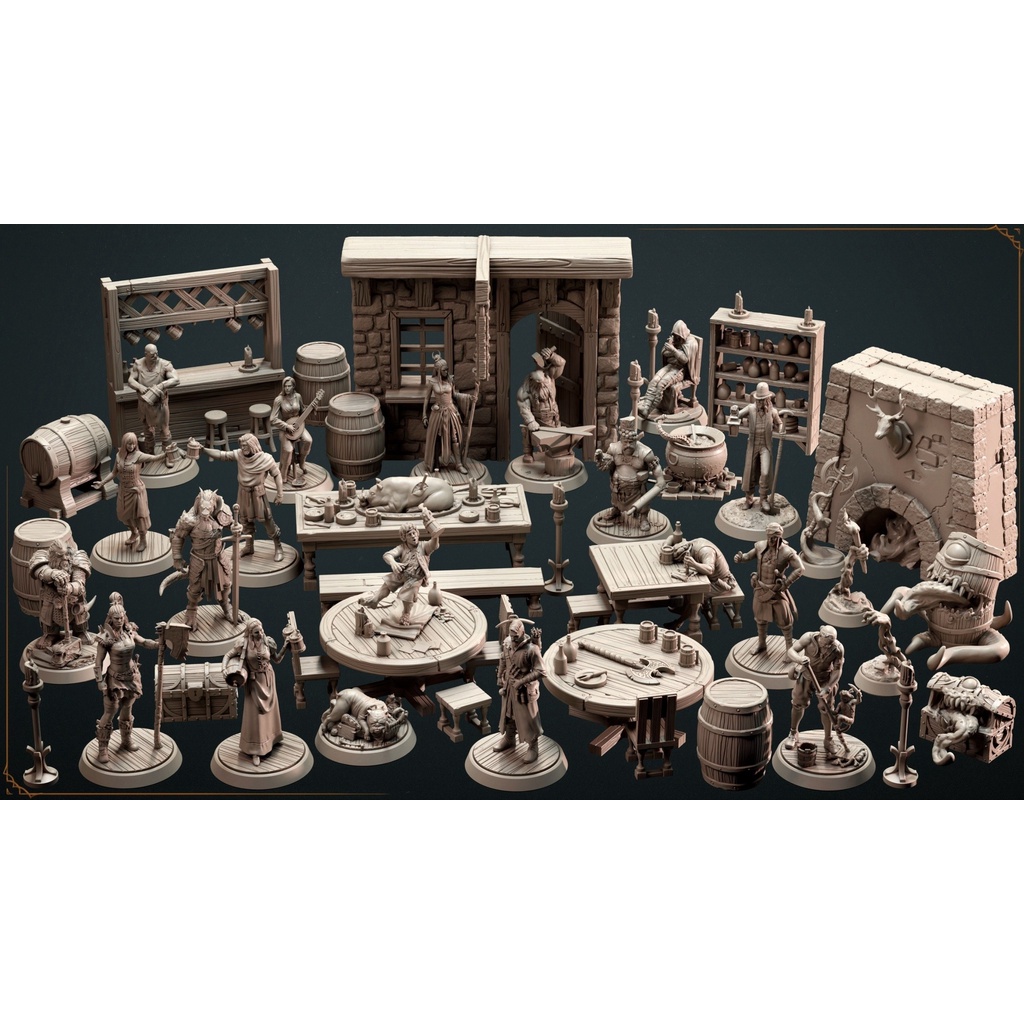 MINIATURAS RPG DE DIVERSOS PERSONAGENS Coleção- DE BOAS VINDAS Á ...