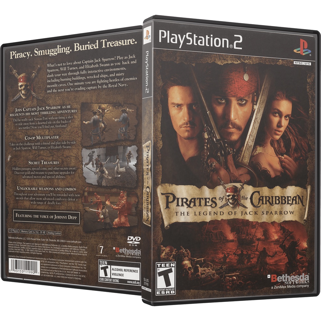 Pirates of the Caribbean - The Legend of Jack Sparrow (USA) para ps2 ...