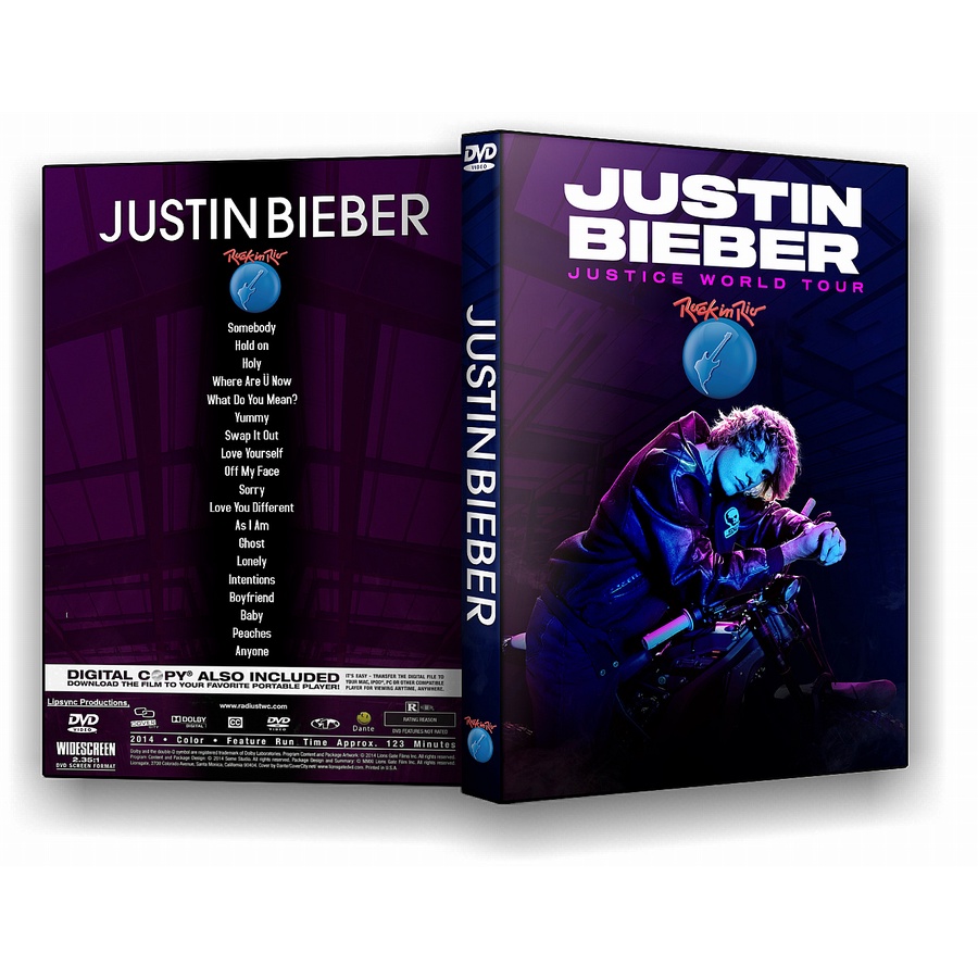 DVD Justin Bieber no Rock in Rio (2022) | Shopee Brasil