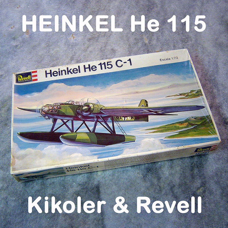 Miniatura Heinkel He 115 C-1, Revell 1/72, raridade, caixa lacrada. | Shopee Brasil