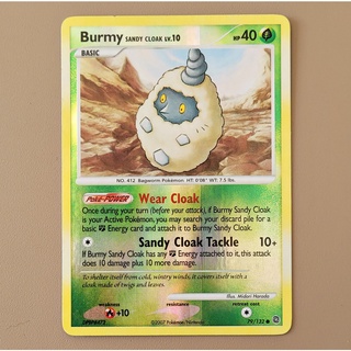 Carta Antiga Pokemon Burmy Sandy Cloak 79/132 Common Reverse Holo ...