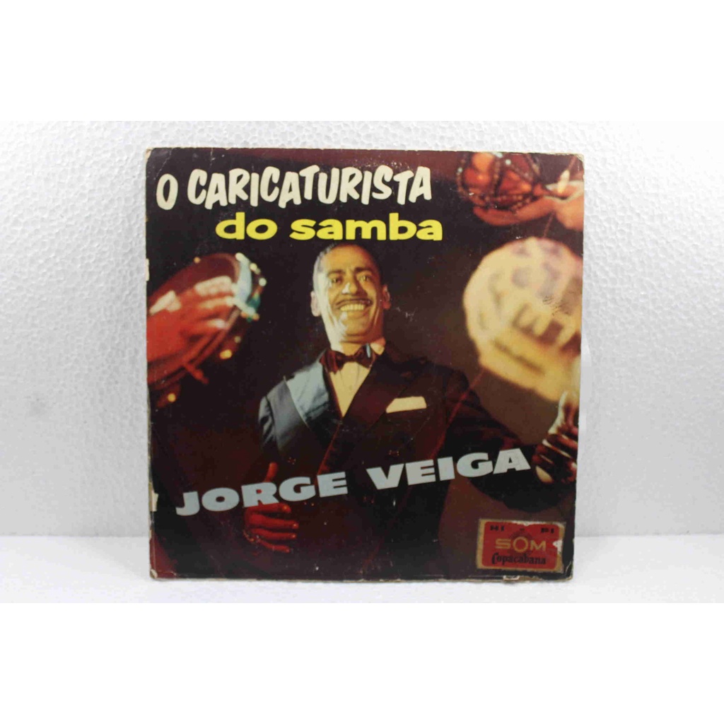 Lp Vinil - Jorge Veiga - O Caricaturista do Samba | Shopee Brasil