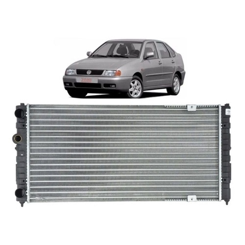 Radiador Volkswagem Polo Classic Cordoba 1999 2000 2001 2002 Sem Ar ...