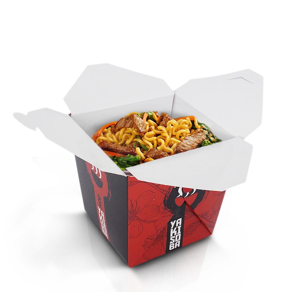 Embalagem Box Comida Chinesa Yakisoba Tam M - 50un | Shopee Brasil