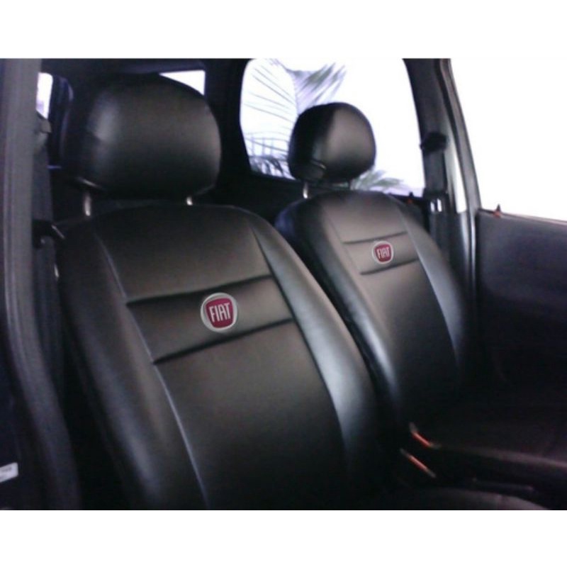 Capa Banco Carro Fiat Uno Mille Way Fire Economy Couro Impermeável ...