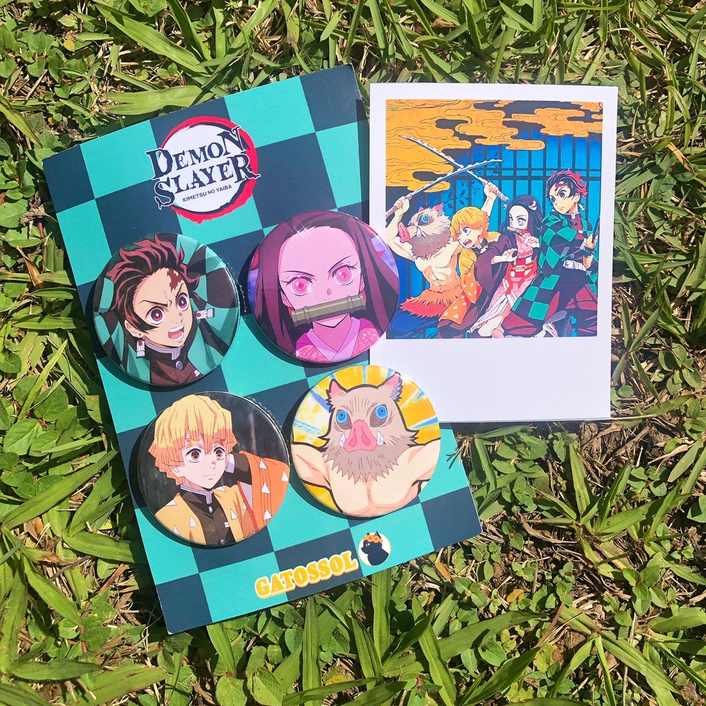 BOTTONS DEMON SLAYER - KIMETSU ANIME MANGA - Bottom/botton - Boton ...