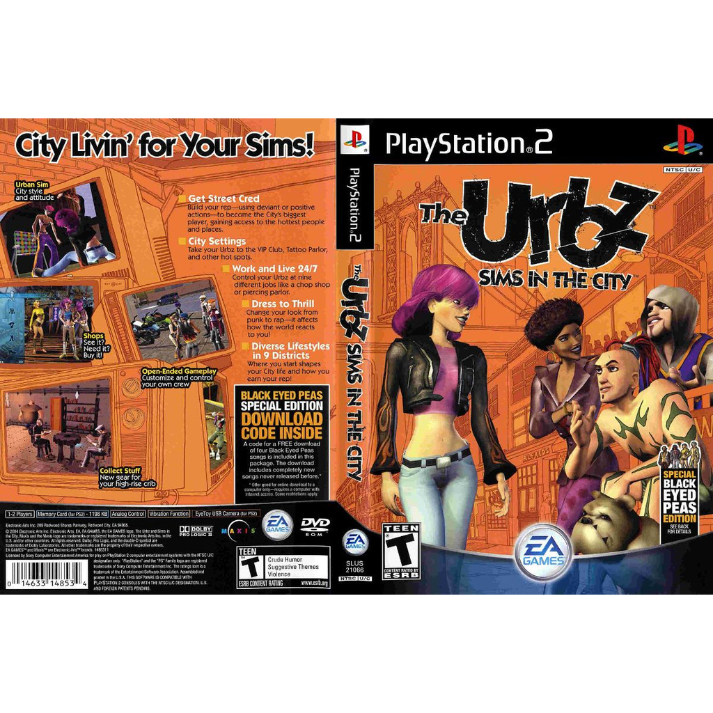 Jogo The Urbz: Sims in the City ps2 | Shopee Brasil