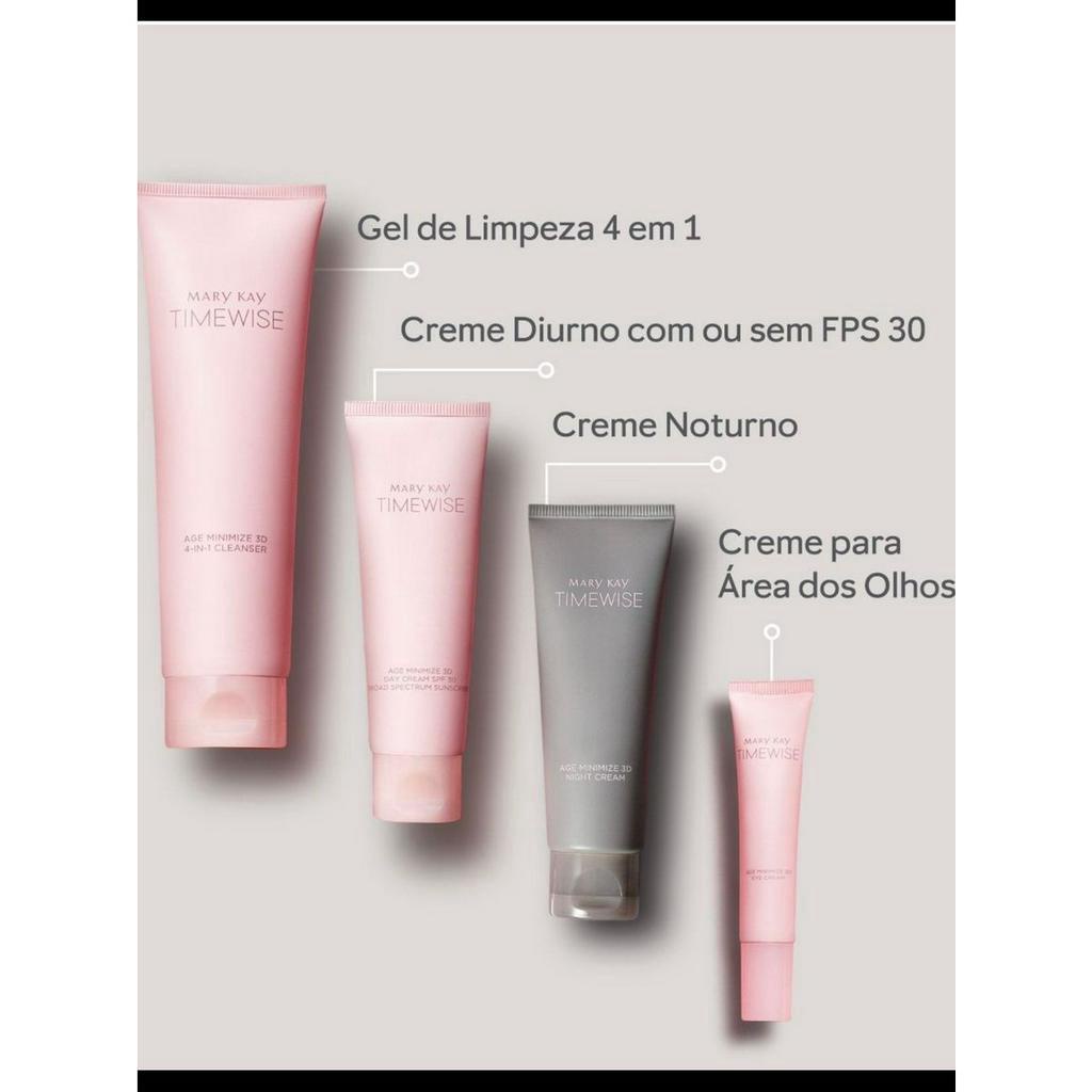 Kit Sistema Timewise 3d Da Mary Kay | Shopee Brasil