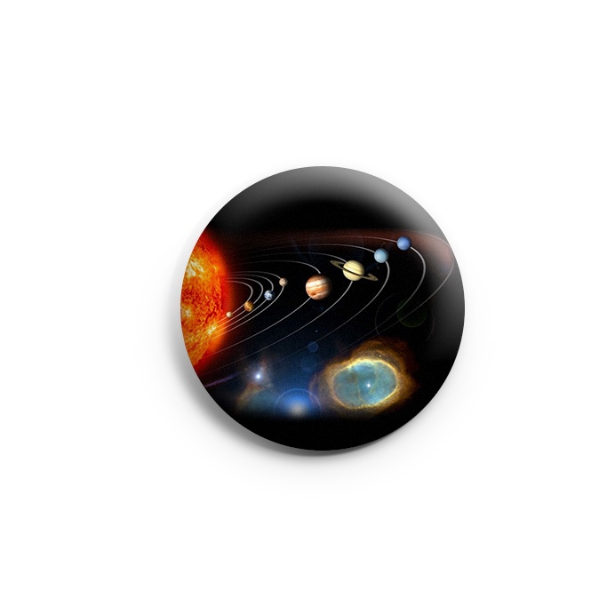 KIT Bottons 50un/100un Sistema Solar Planetas - (3,5cm & 4,5cm ...