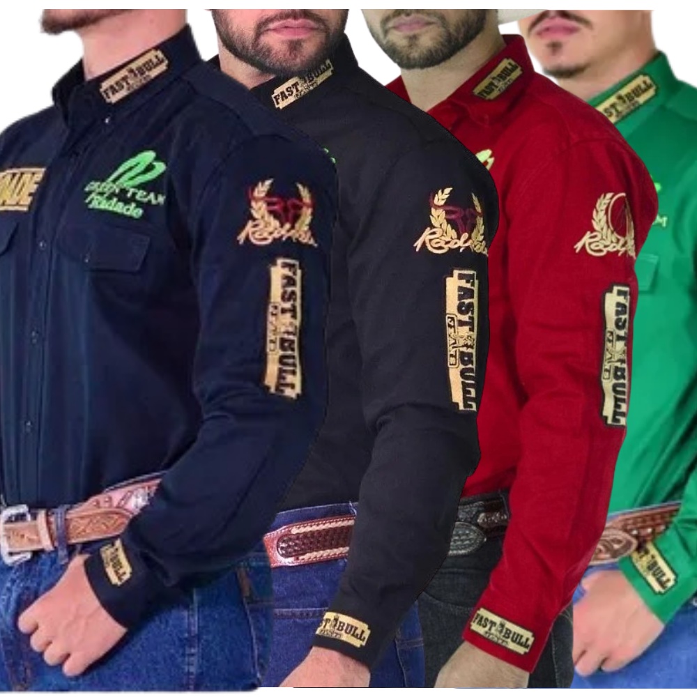 Camisa Radade Original Masculina Green Team Preta Vermelha Bordô Verde ...