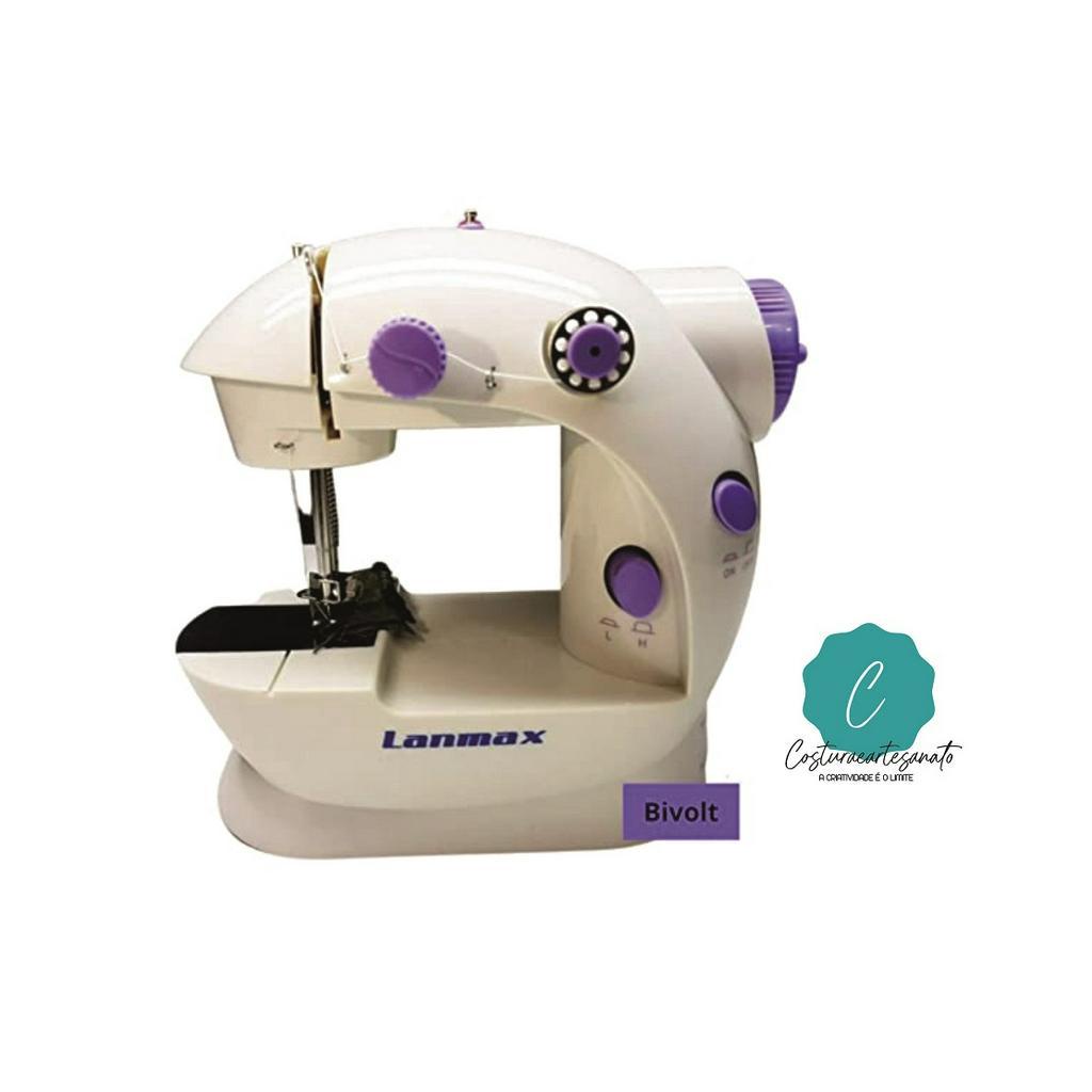 Mini Maquina de Costura Original Lanmax LMD-202 | Shopee Brasil