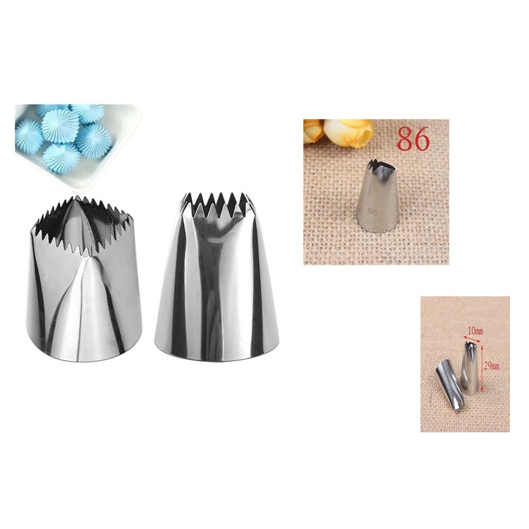 Bico Russo Rendas 86 + 2 Bicos Confeitar Suspiros | Shopee Brasil