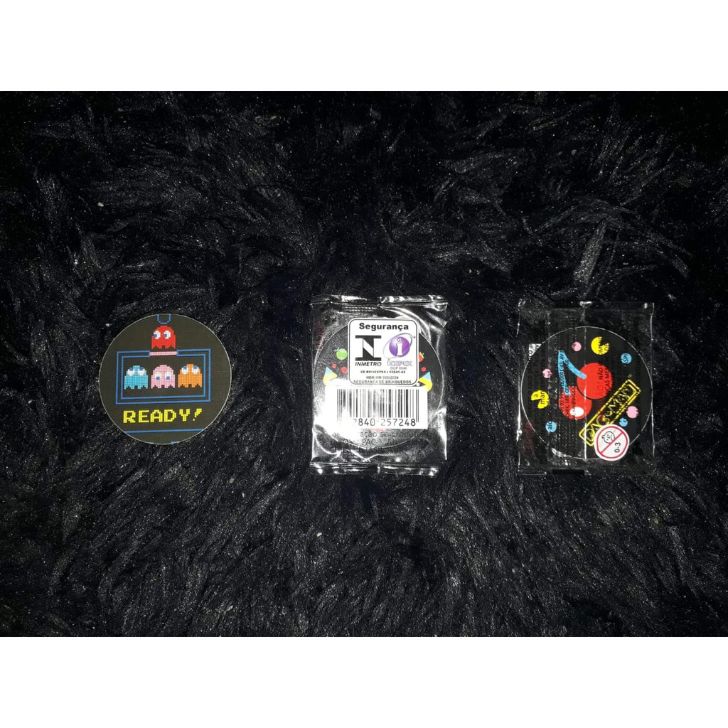 Três Tazos Elma Chips Pac-Man (nrs 03, 18 e 20) | Shopee Brasil