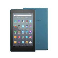 Tablet Fire 7 Amazon 16Gb Tela 7 azul | Shopee Brasil