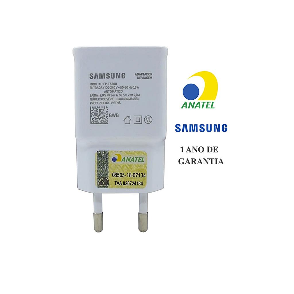Fonte Carregador Samsung 9V USB Turbo Original e com certificado Anatel ...
