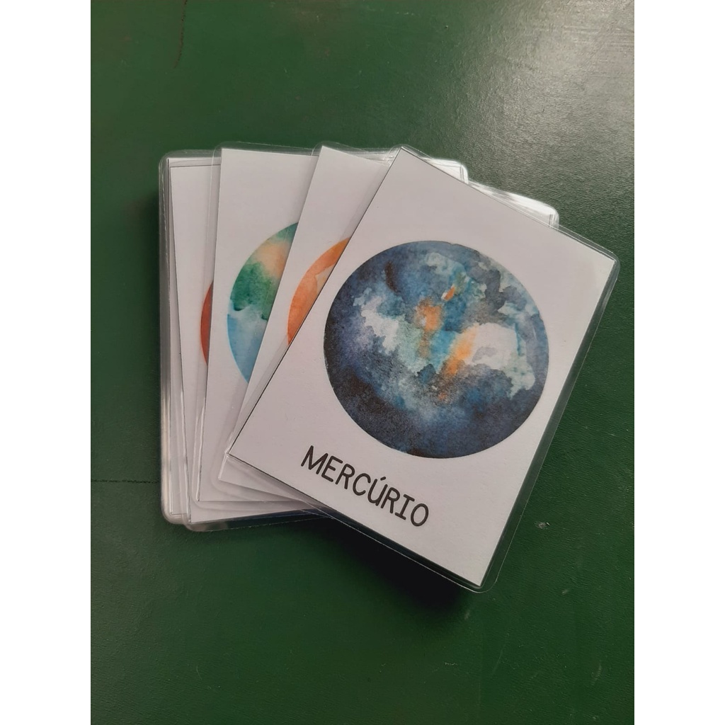 Flashcards Planetas | Shopee Brasil