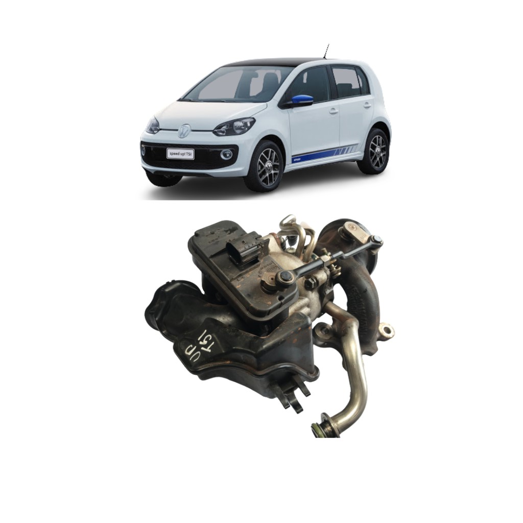 TURBO COMPRESSOR TURBINA VW UP VIRTUS POLO NIVUS T-CROSS MOTOR 1.0 TSI ...