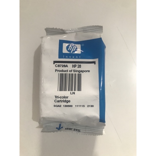 cartucho HP 28 COLORIDO C8728A ORIGINAL | Shopee Brasil