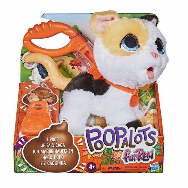 Gatinho FurReal Poopalots Grandes Ondulados-Gatos Recheados Coma Som ...