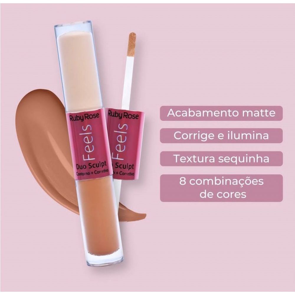 Corretivo Duo - Ruby Rose | Shopee Brasil