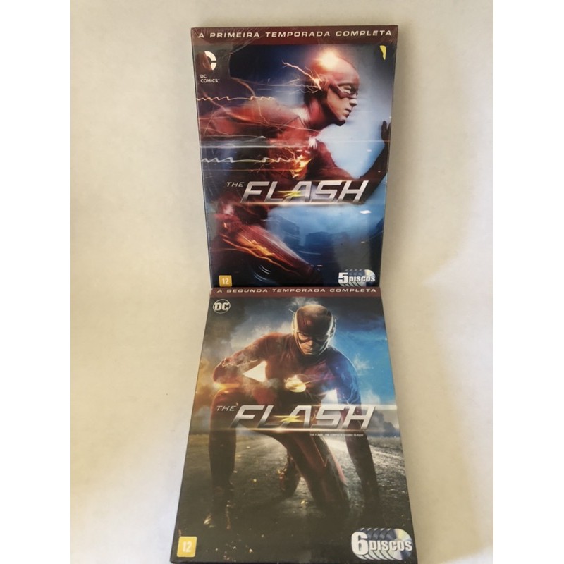 DVD BOX - THE FLASH - 1ª e 2ª TEMPORADAS- LACRADO | Shopee Brasil