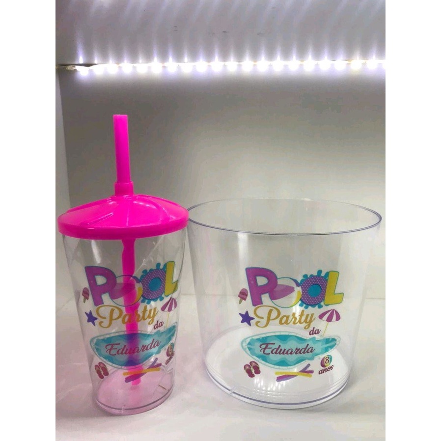 20 Kits copo Twister 500 ml com balde de pipoca personalizado | Shopee ...
