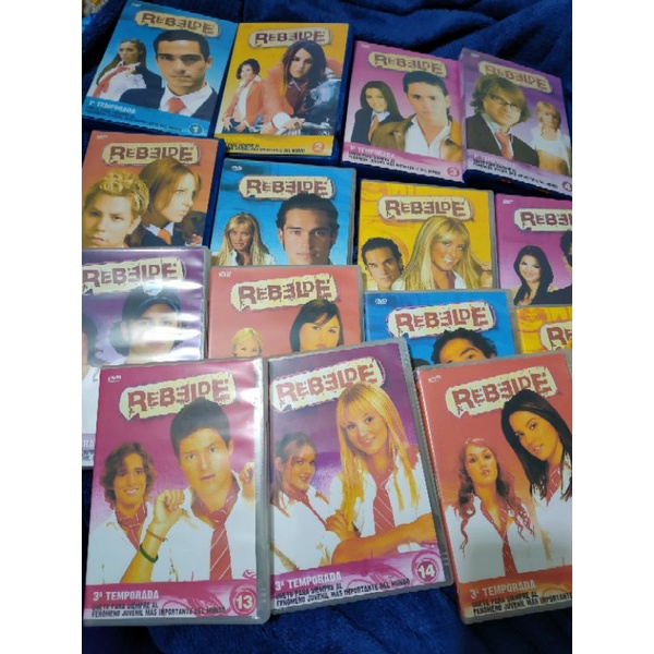 Coleção Box DVDs Novela Rebelde - 3 Temporadas (RBD) - Fan Made ...