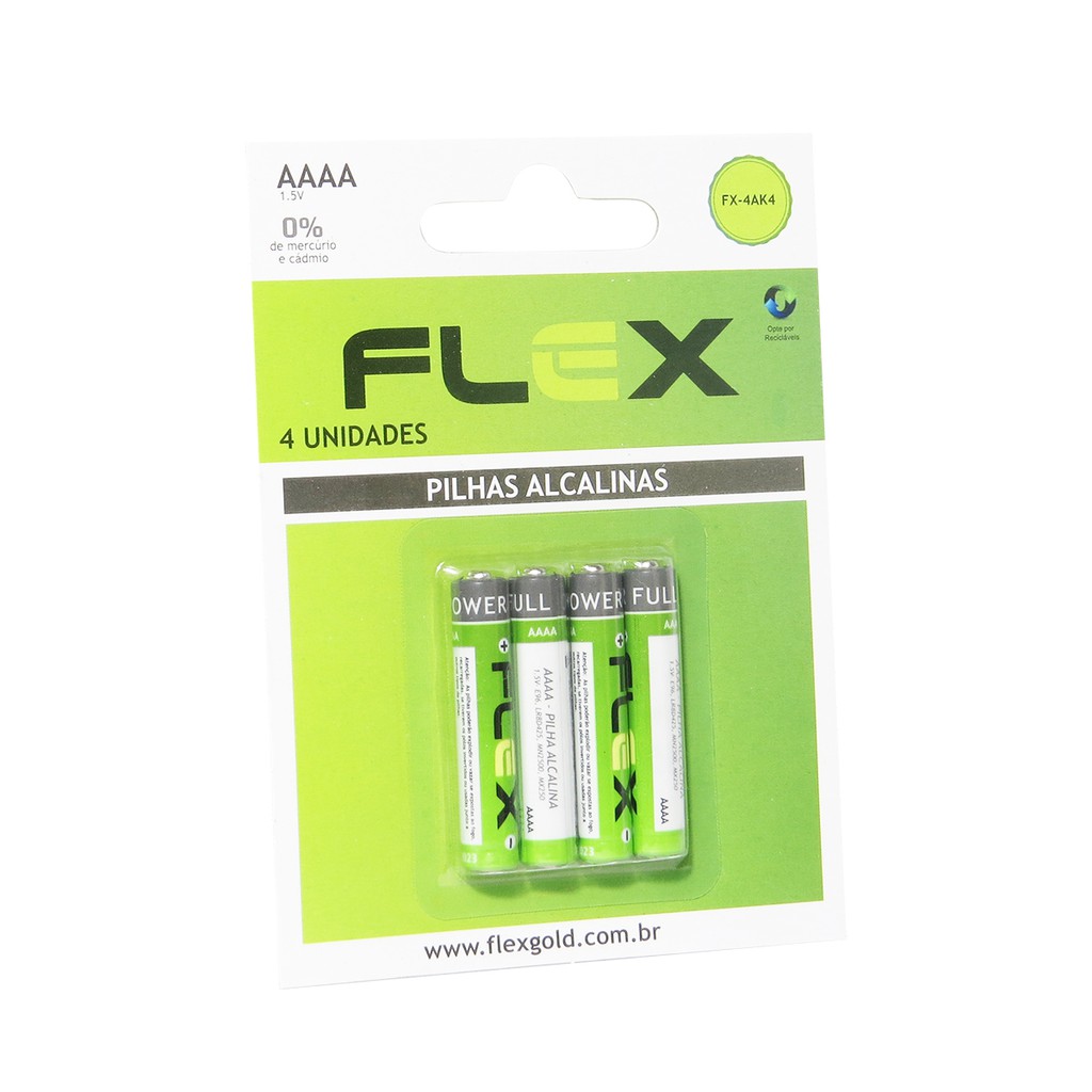 PILHA AAAA ALCALINA (BLISTER C/ 4) | Shopee Brasil