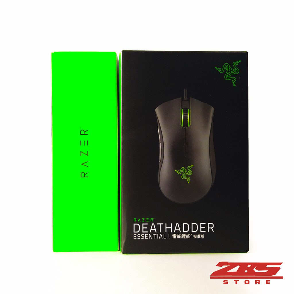 Mouse Razer DeathAdder Essential 6400 dpi - Preto | Shopee Brasil