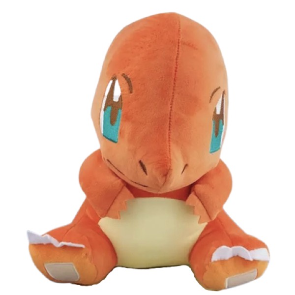 Pokémon Charmander Sentado Pelúcia 20 Cm Pikachu Bulbassauro | Shopee ...