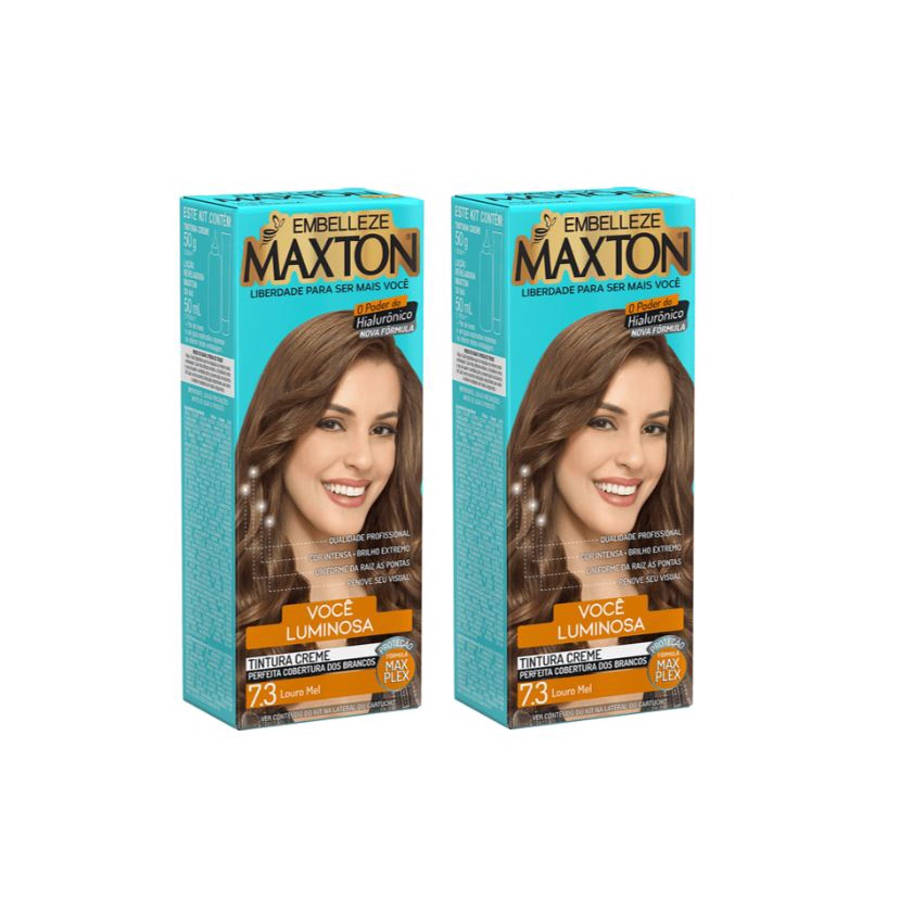 Maxton - Kit Com 2 Tintas - 7.3 Louro Mel | Shopee Brasil