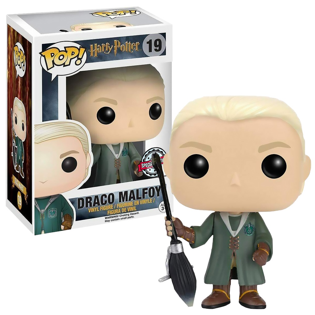 Funko POP! Draco Malfoy - Harry Potter #19 Exclusivo | Shopee Brasil
