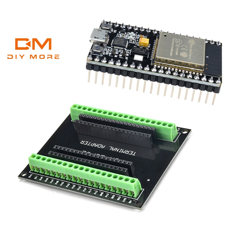 DIYMORE ESP32 Placa De Expansão Compatível Com NodeMCU-32S Lua 38Pin GPIO 2.4GHz Dual Mode WiFi ...