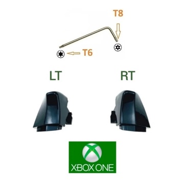Botão Rt Lt + Chave L T6 T8 Controle Xbox One S - Escorrega o Preço