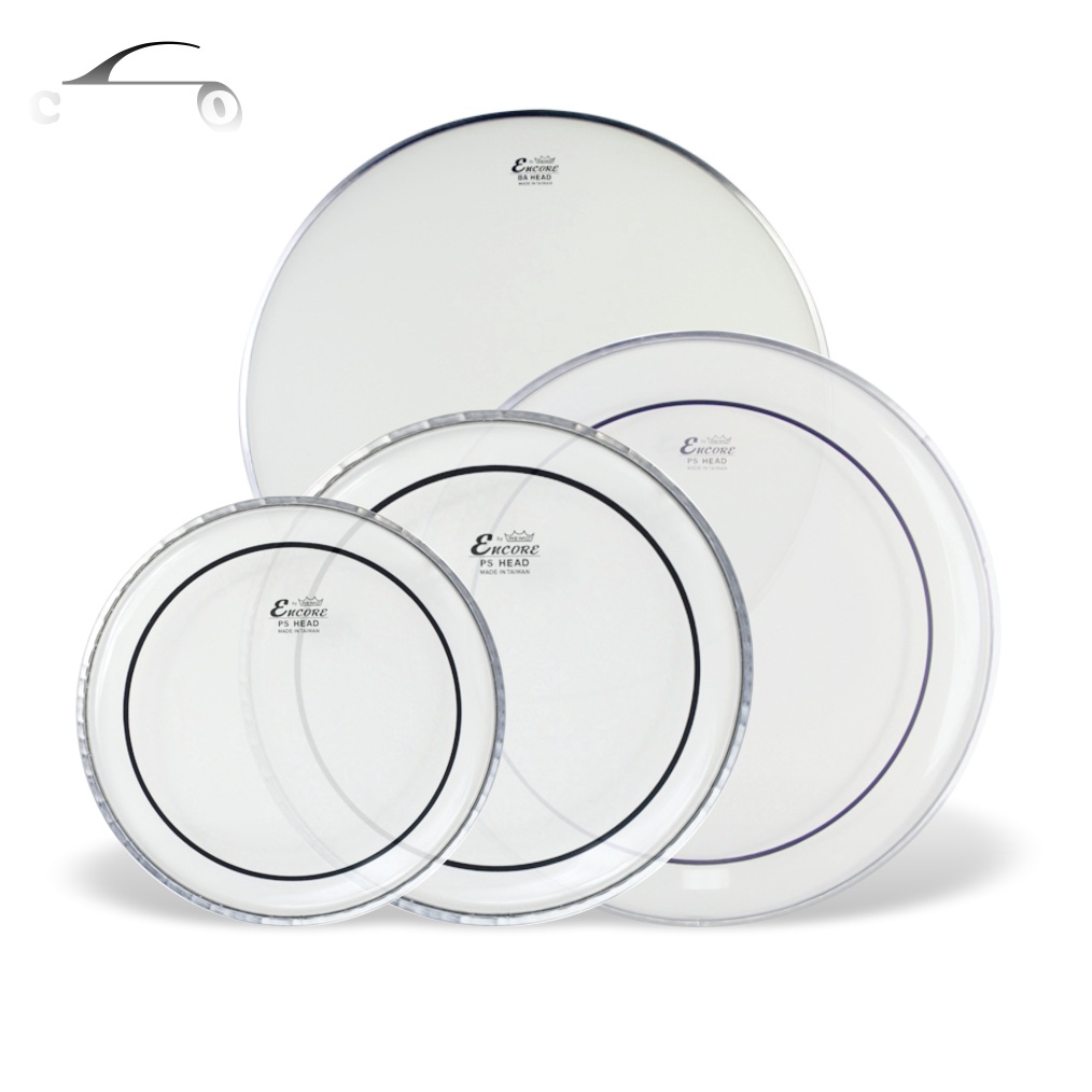 Peles Tons Surdo 10-12-14 - Hidraulicas + Caixa 14 Porosa Encore by Remo | Shopee Brasil