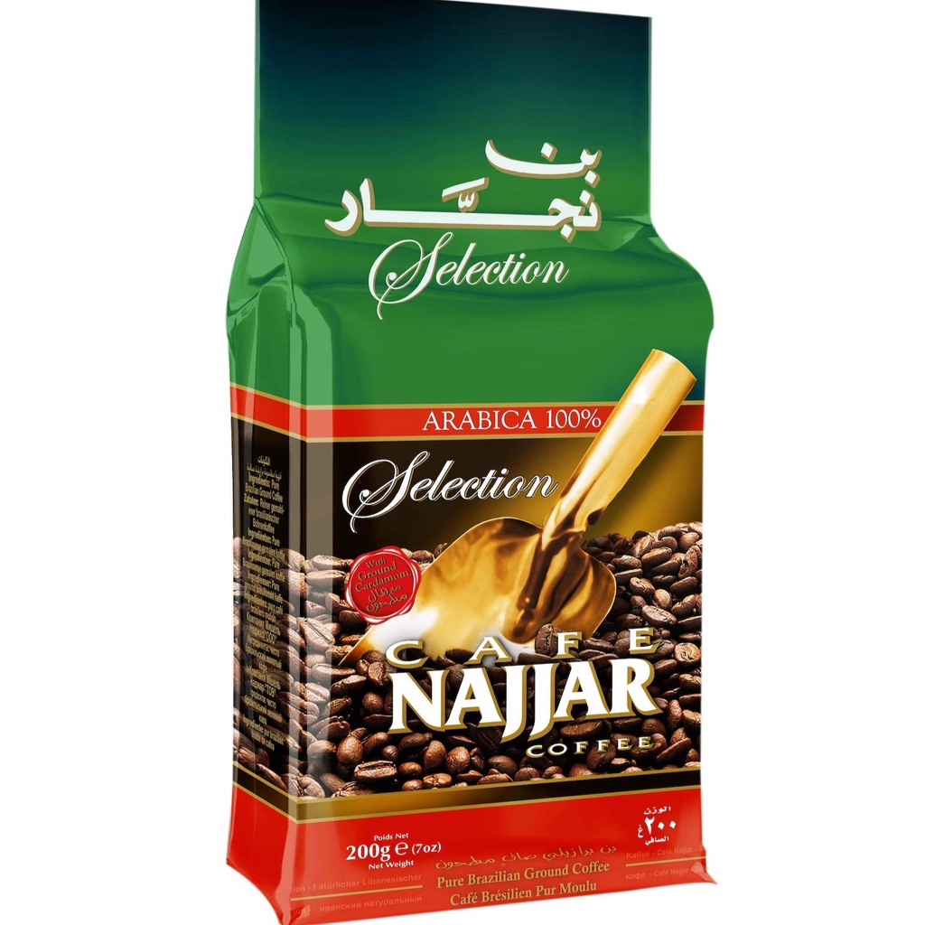 Café Árabe Najjar Selection com Cardamomo 200g | Shopee Brasil