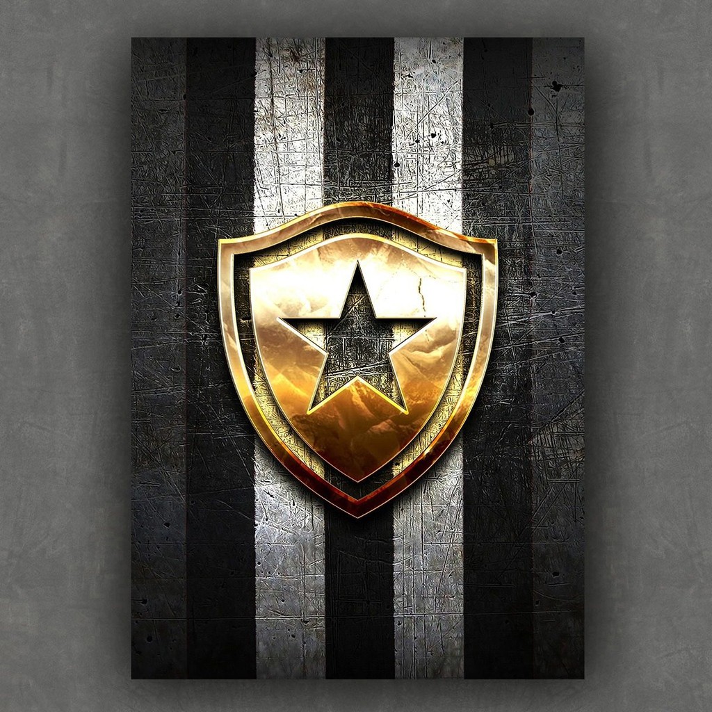 Botafogo Rj Escudo Símbolo, Campeão Libertadores 2024 - Placa ...