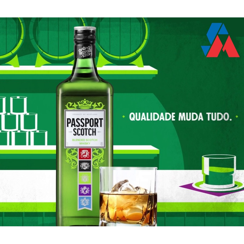 PASSPORT SCOTCH - Blended Scotch Whisky 1L - Original | Shopee Brasil