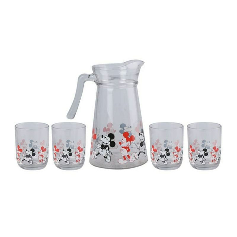 Conjunto De Bebidas DISNEY (Pitcher + 4glass) | Shopee Brasil