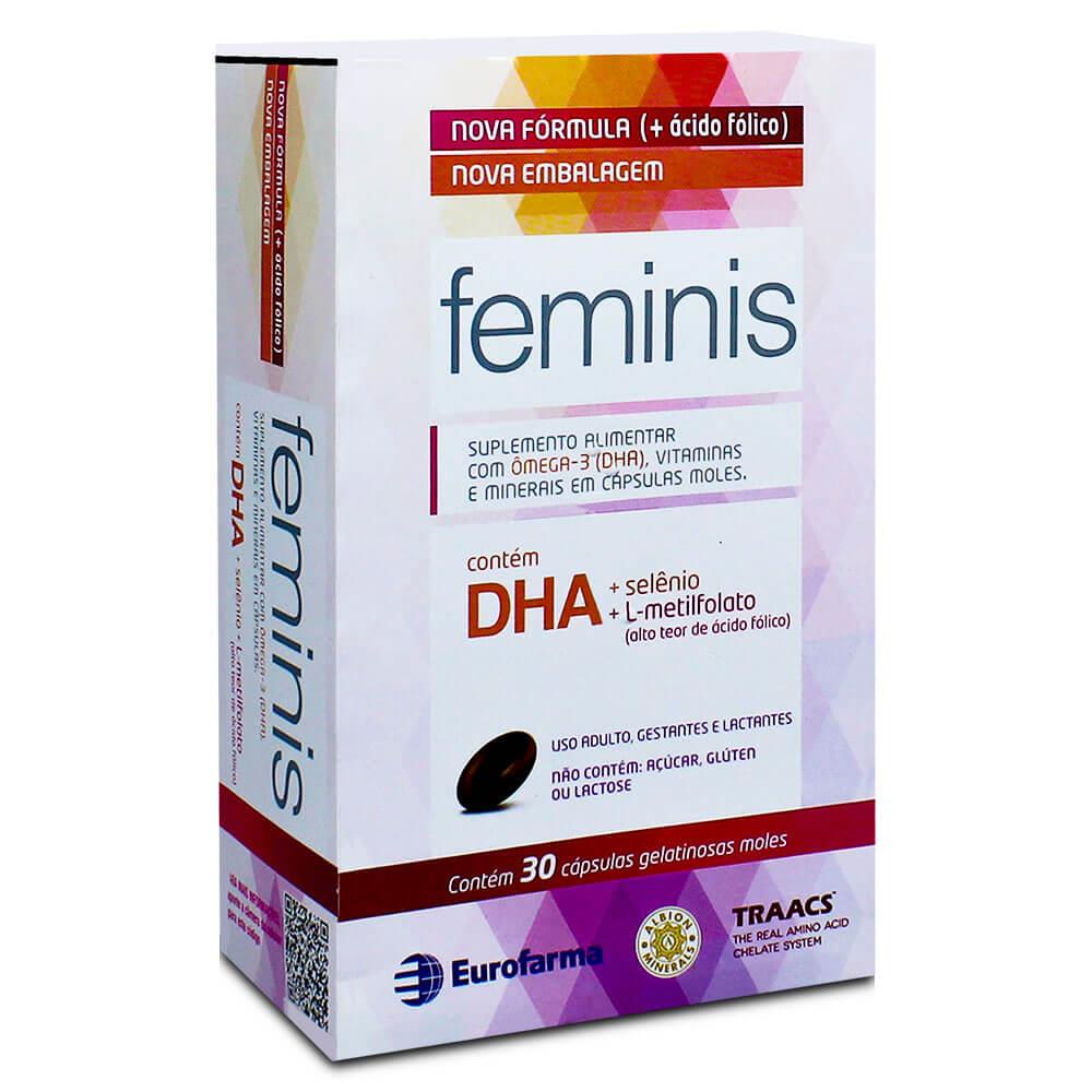 Feminis 30 Capsulas + 30 capsulas de amostras | Shopee Brasil