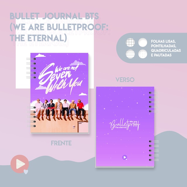 Bullet Journal - BTS (We are bulletproof: The Eternal) | Shopee Brasil