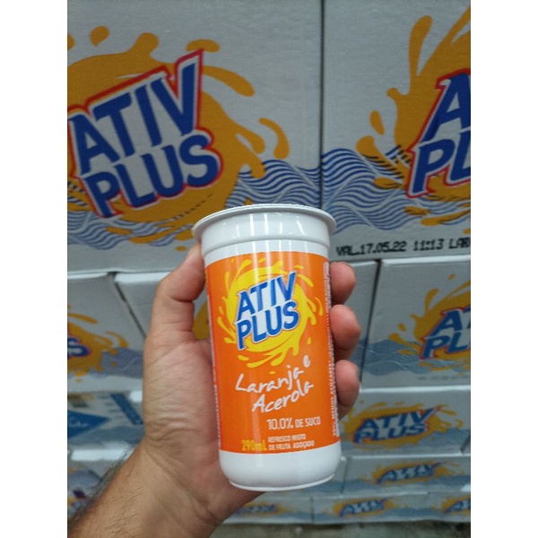 12 Ativ plus laranja com acerola 290ml | Shopee Brasil