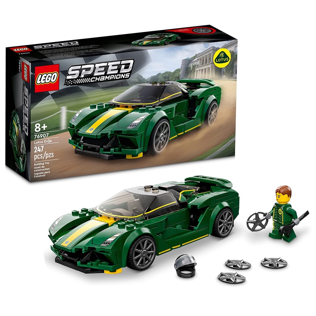 Lego Speed Champions 76907 Lotus Evija (247 peças) | Shopee Brasil
