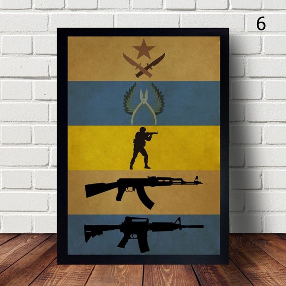 Quadro Counter Strike | Shopee Brasil